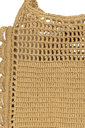 Ulla Johnson Marina Raffia Flat Tote Bag