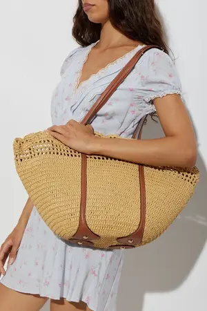 Ulla Johnson Marina Raffia Tote Bag