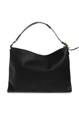 Etro Leather Hobo Bag With Fringes