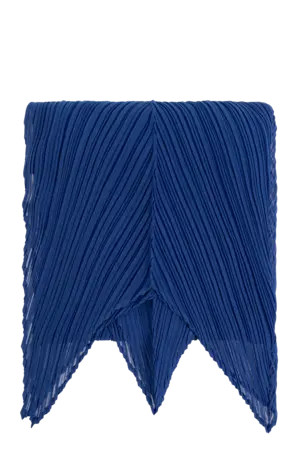 Issey Miyake Pleated Scarf - Blue