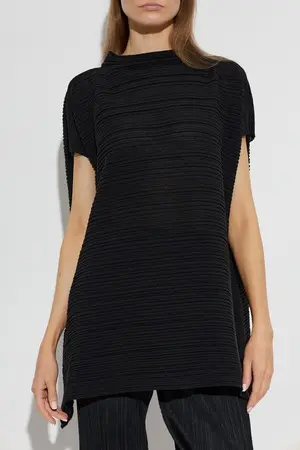 Issey Miyake Oversized Pleated Top