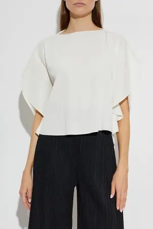 Issey Miyake Oversized Ribbed Top