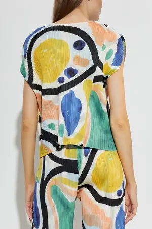 Issey Miyake Pleated Top
