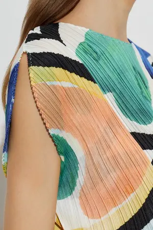 Issey Miyake Pleated Top