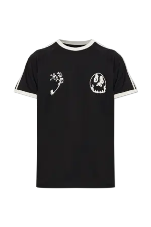 Y3 T-shirt With Print - Black