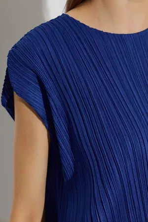 Issey Miyake Pleated Tunic Dress