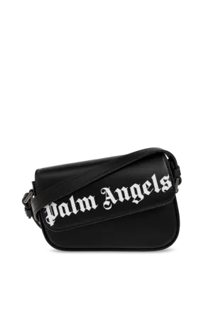 Palm Angels Leather 'crash' Shoulder Bag