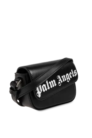 Palm Angels Leather 'crash' Shoulder Bag