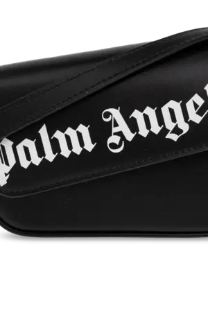 Palm Angels Leather 'crash' Shoulder Bag