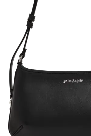 Palm Angels Giorgina Leather Shoulder Bag - Black