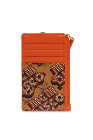 Mcm Leather Card Holder - Brown