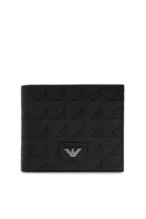 Emporio Armani Leather Wallet - Black