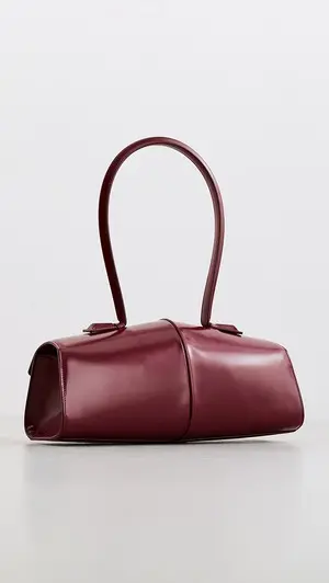 JIL SANDER Linea Shoulder Bag - Cherry