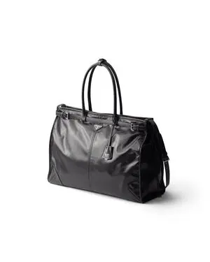 Prada Bonnie Leather Tote Bag