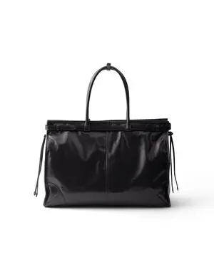 Prada Bonnie Leather Tote Bag