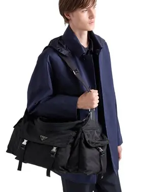 Prada Re-nylon And Leather Duffel Bag
