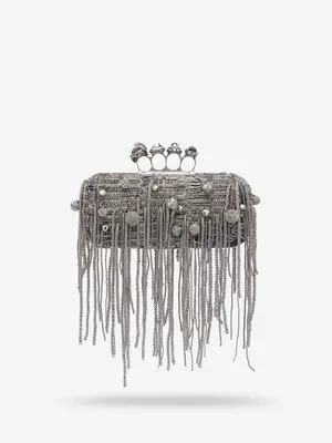 Alexander McQueen Snake Knuckle Long Clutch