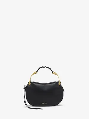 Alexander McQueen Wishbone Mini Bag - Black