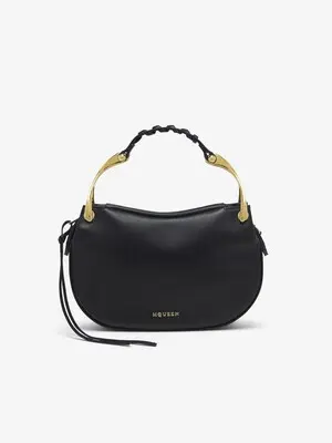Alexander McQueen Wishbone Mini Bag - Black