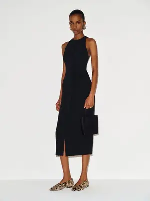 REFORMATION Agathe Midi Dress - Black
