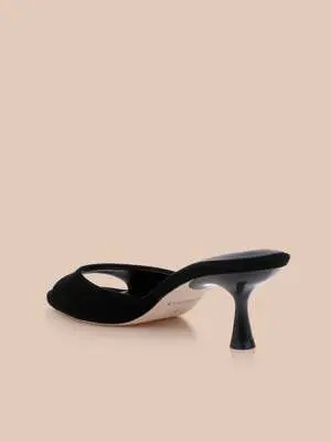 L'Agence Arleen Kitten-heel Mule