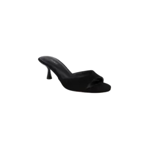 L'Agence Arleen Kitten-heel Mule - Black Suede