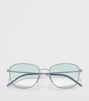 Giorgio Armani Metal Pillow Sunglasses