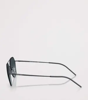 Giorgio Armani Metal Square Sunglasses