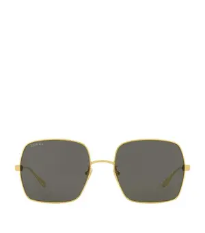 Gucci Metal Gg1434s Sunglasses - Gold