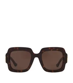 Gucci Acetate Gg1547s Sunglasses - Brown