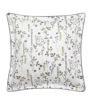 ALEXANDRE TURPAULT Organic Cotton Bucolique Square Pillowcase - White