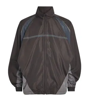 MAISON MARGIELA Contrast Panel Track Jacket - Brown