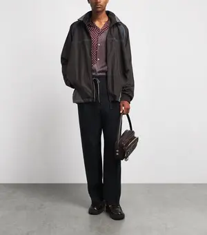 MAISON MARGIELA Contrast Panel Track Jacket - Brown
