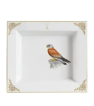MEISSEN Porcelain Falcon Vide-poche - White