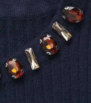 Sandro Wool-blend Embellished Sweater