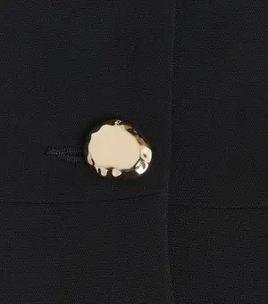 Sandro Button-up Peplum Top