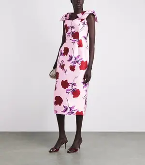 Rebecca Vallance Off-shoulder Melora Midi Dress