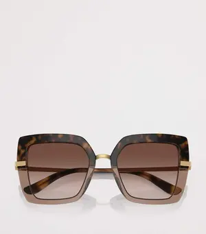 Dolce & Gabbana Tortoiseshell Square Sunglasses