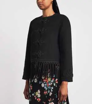 Rixo Inga Fringed Jacket