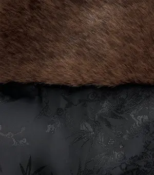 Rixo Faux Fur-trimmed Jacquard Luanne Jacket