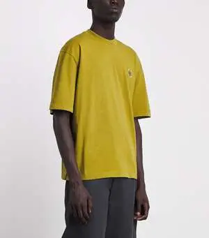 Stone Island Cotton Compass Logo T-shirt