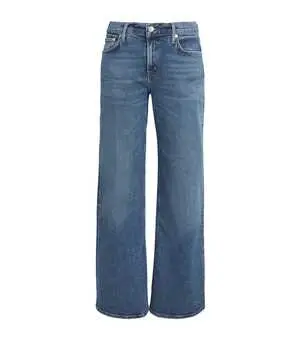 Citizens Of Humanity Nora Low-rise Wide-leg Jeans - Blue