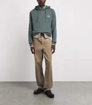 A.p.c. Cotton Rue Madame Logo Hoodie