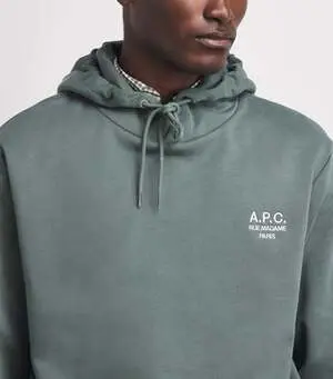 A.p.c. Cotton Rue Madame Logo Hoodie