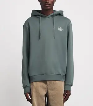 A.p.c. Cotton Rue Madame Logo Hoodie