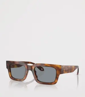 Giorgio Armani Acetate Rectangle Sunglasses