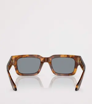 Giorgio Armani Acetate Rectangle Sunglasses