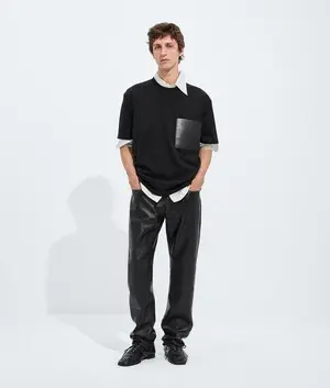 Bottega Veneta Cotton Jersey T-shirt - Double Black