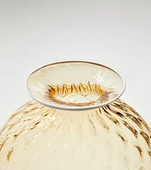 VENINI Monofiori Balloton Large Murano Glass Vase - Yellow