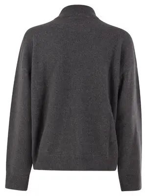 Peserico Knitted Cardigan With Sequins And Two-way Zip